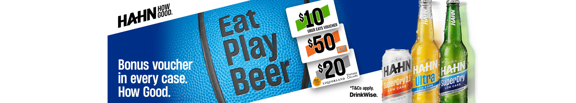 Hahn Coles Eat Play Beer
