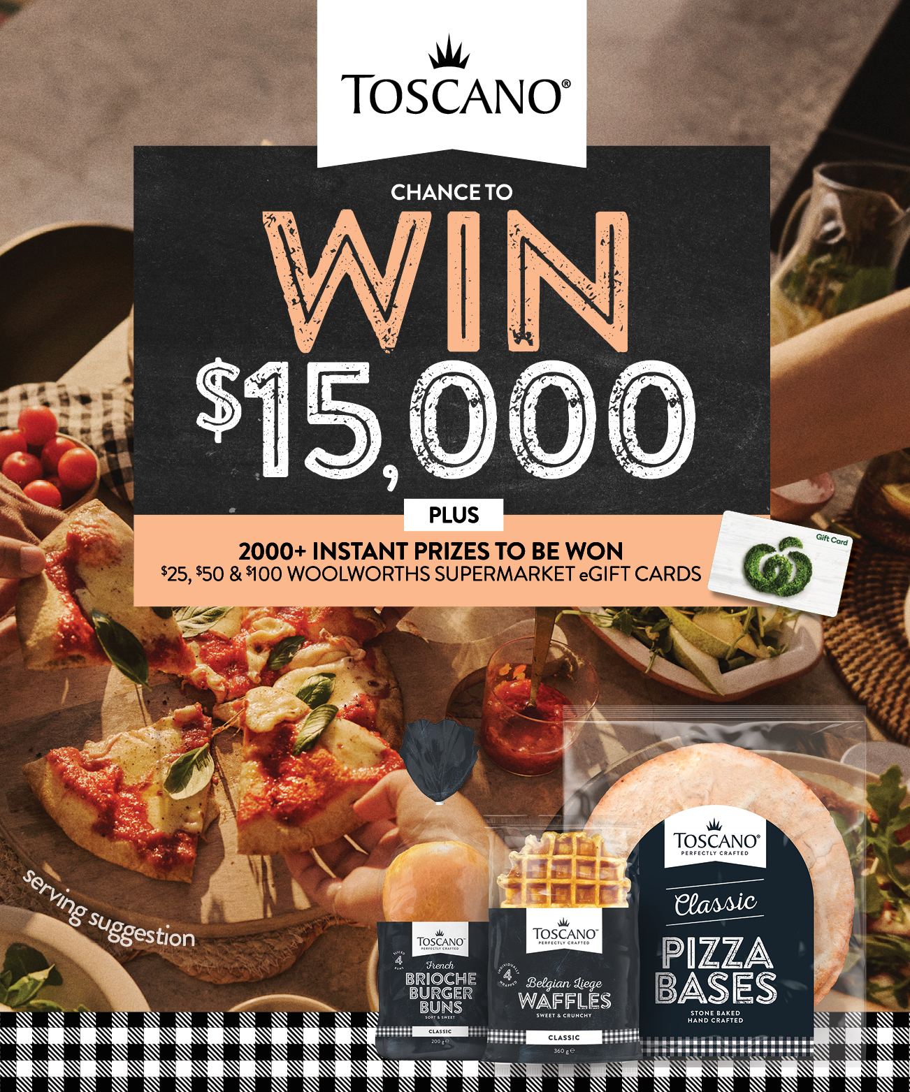 Toscano Woolworths Promo